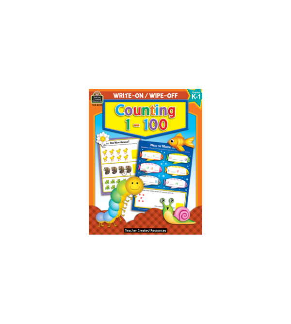 Counting 1-100 Write-On/Wipe-Off Book - Teacher Created Resources