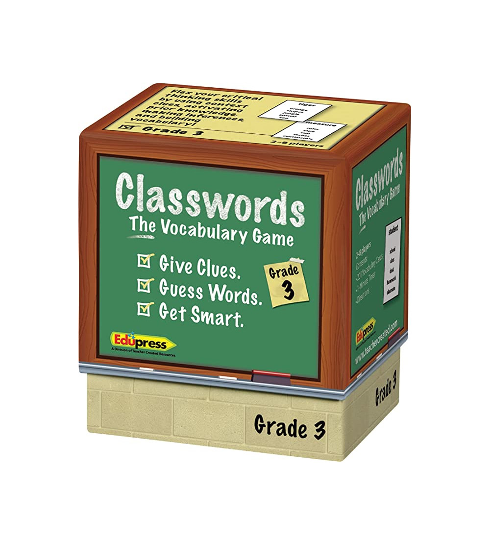 Classwords Vocabulary Games Grade 3 Teacher Created Resources E Classwords Vocabulary Games Grade 3 Teacher Created Resources E